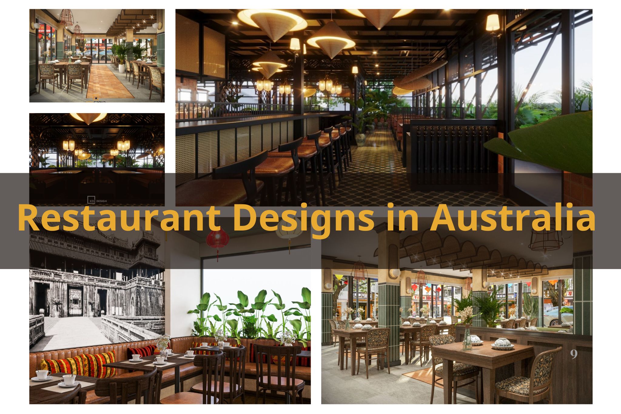 Impressive Restaurant Designs in Australia | Kendesign